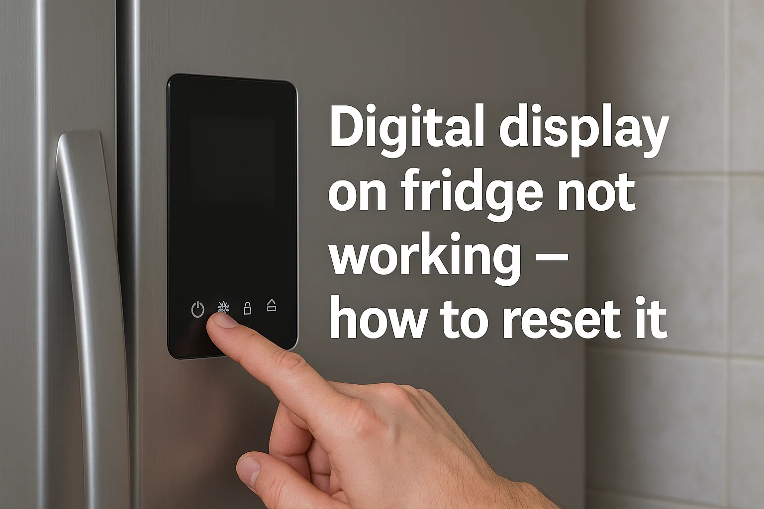 Digital Fridge Display Not Working? How to Reset It | Express Repair NY