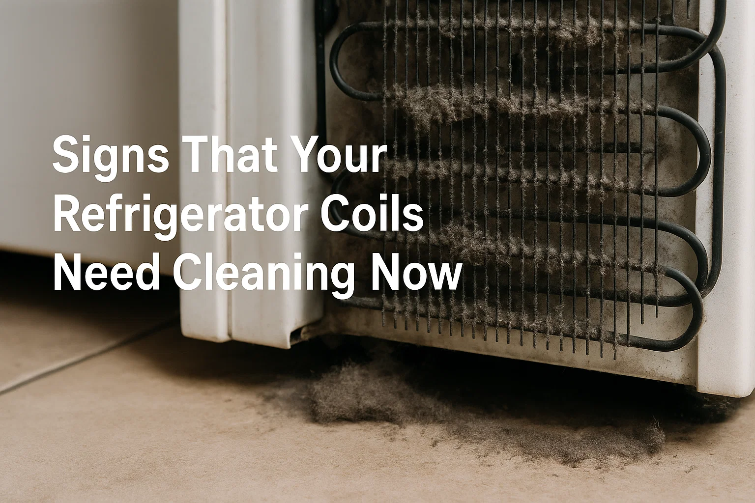 Signs That Your Refrigerator Coils Need Cleaning Now | Fridge ...