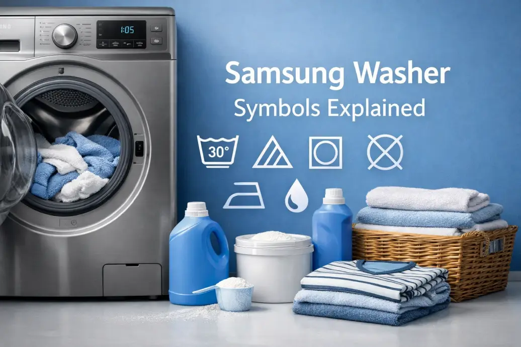 Samsung Washer Symbols Explained – Meaning of Samsung Washing Machine Icons